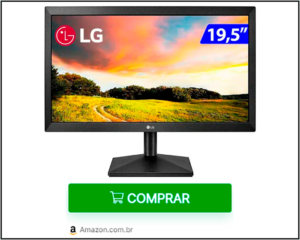 Monitor LG 19.5 20MK400H-B: Excelente custo benefícios